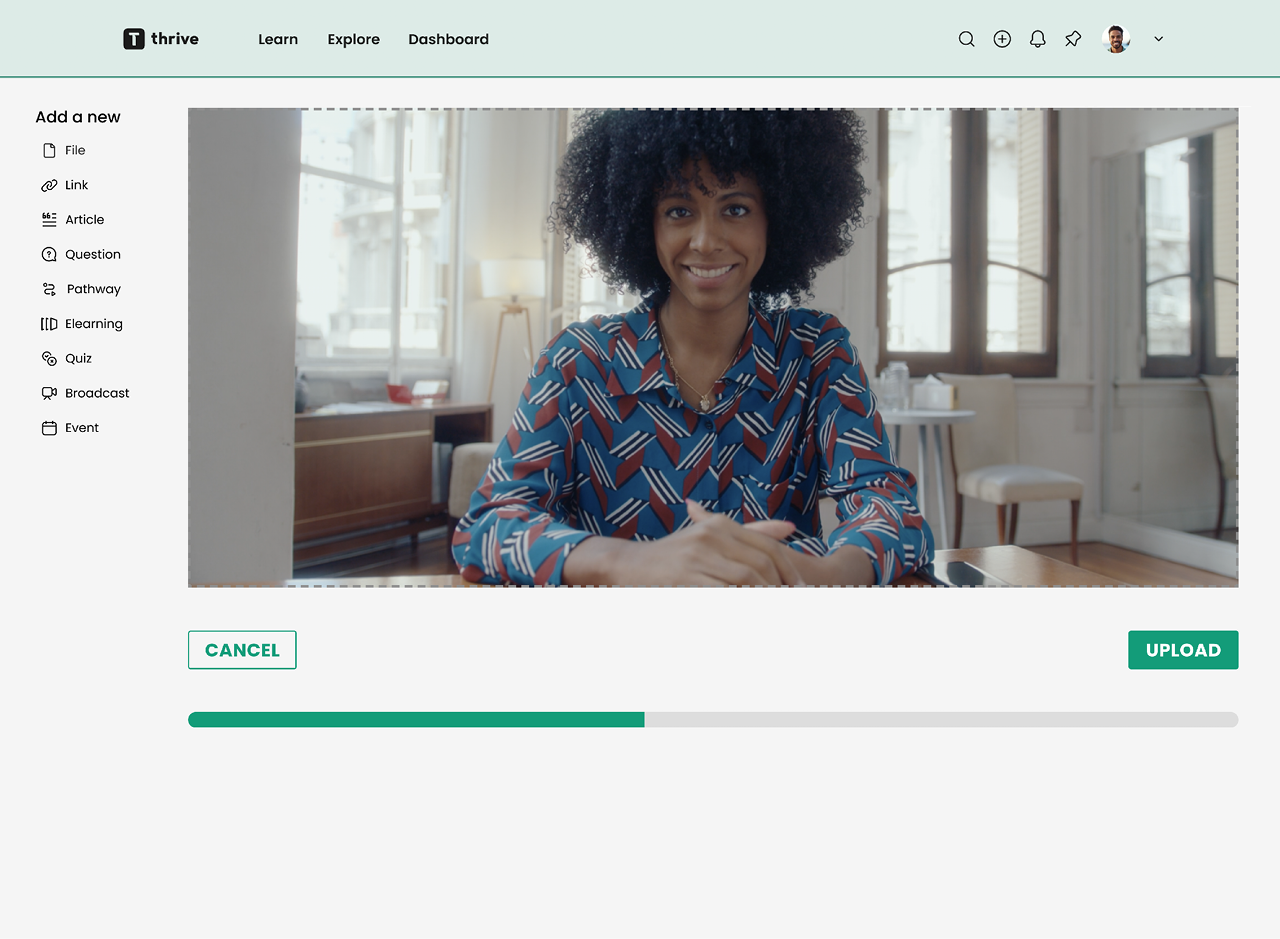 Learning Management System Content - Thrive